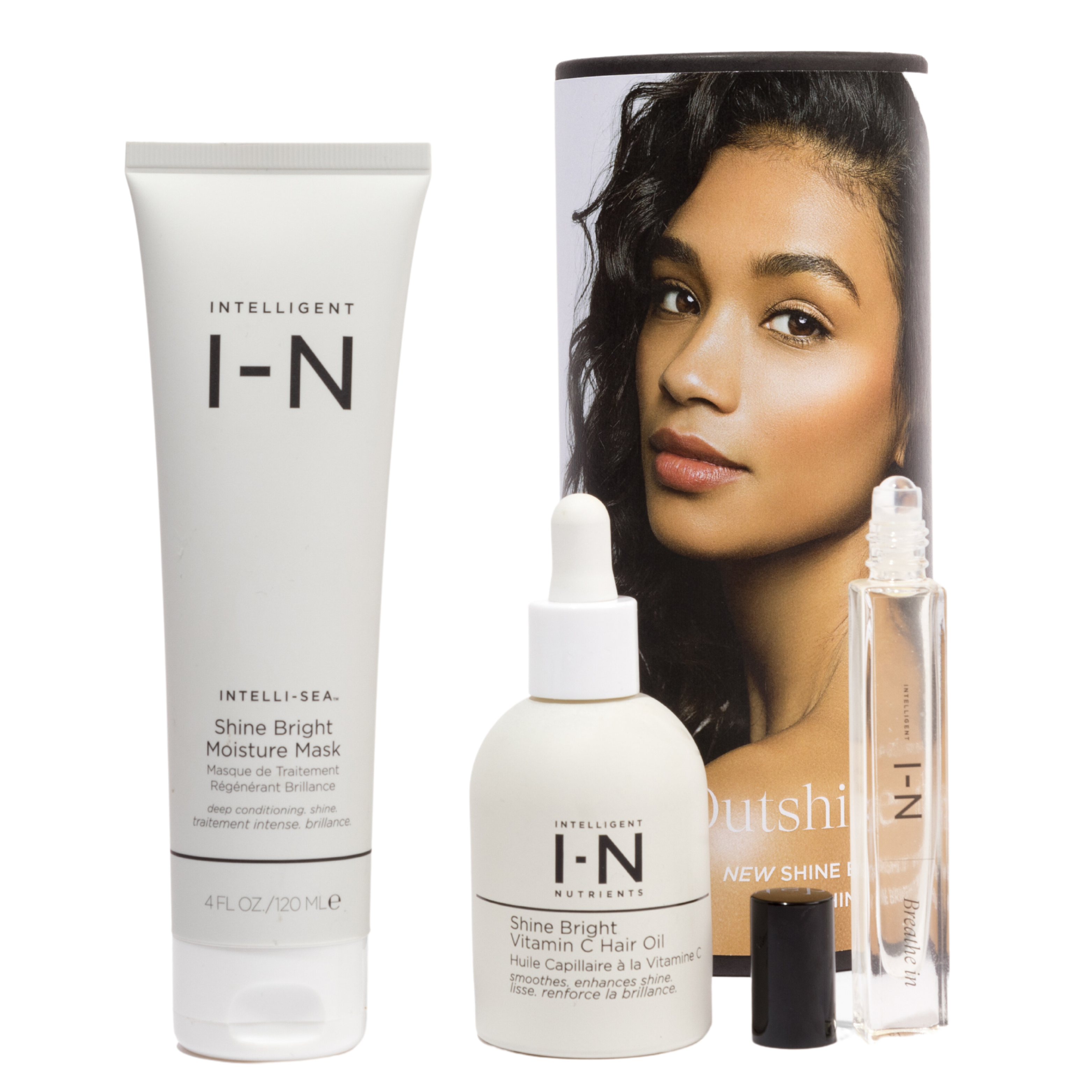 Shine Bright Hair Oil & Moisture Mask Kit – Intelligent Nutrients Pro